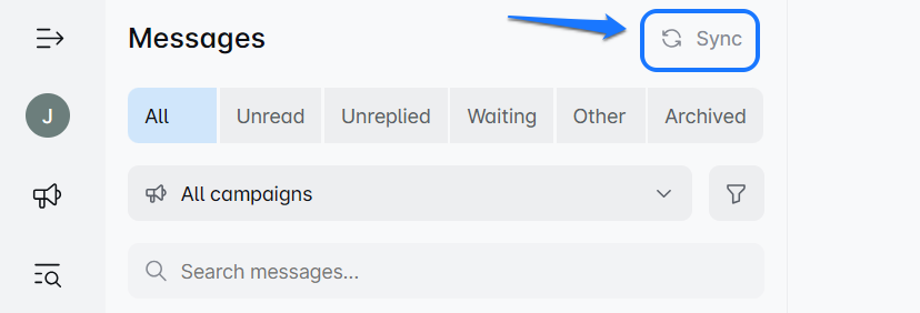 Synchronize options – Alpha Digital